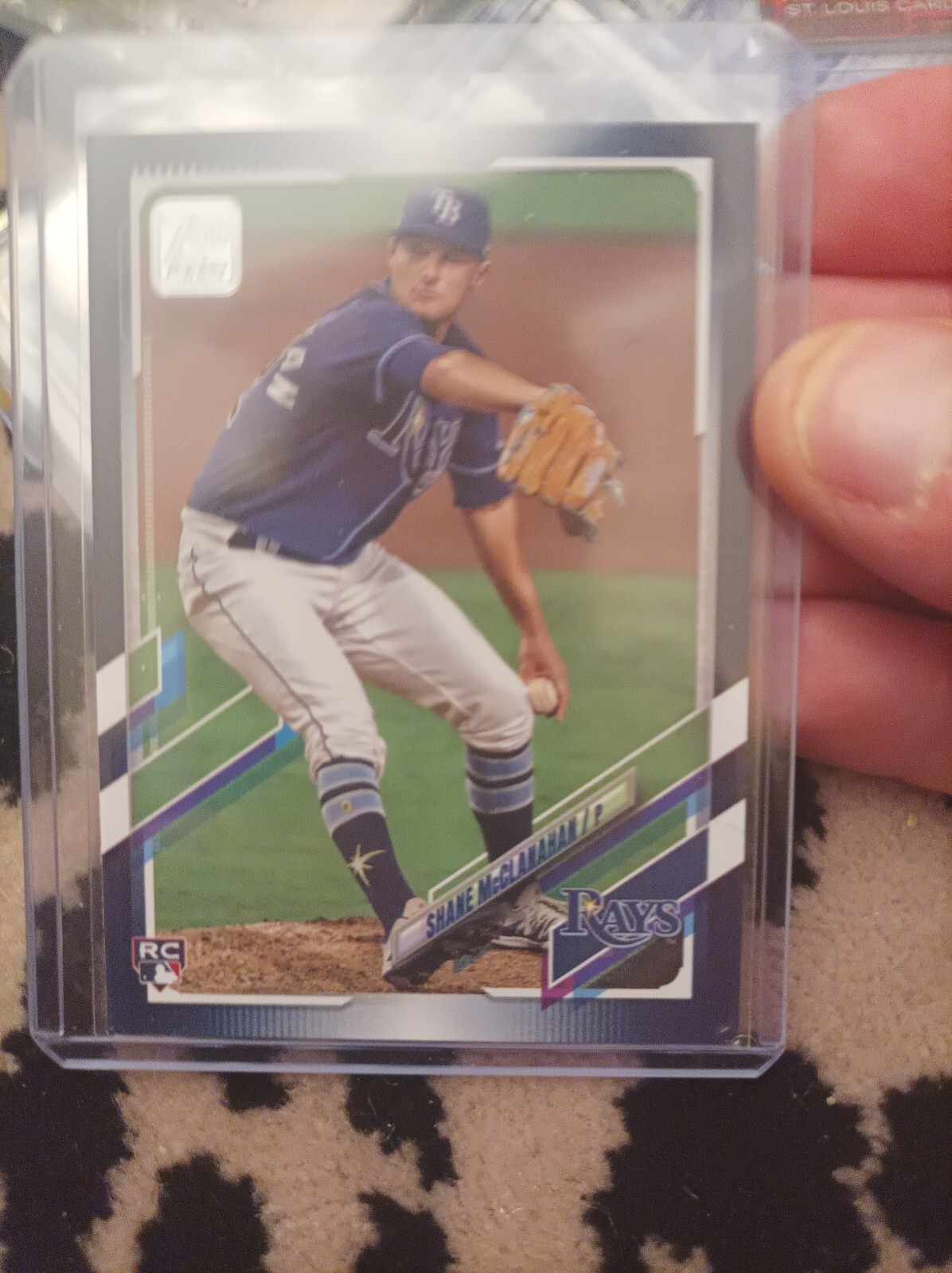 2021 Topps Series 2 Shane McClanahan Rookie Card RC Royal Blue Ships FREE | eBay