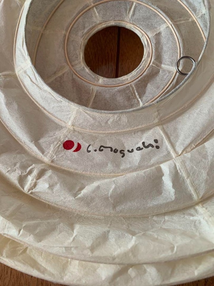 Isamu Noguchi Akari 30D Pendant lamp Washi Japanese paper Light Shade ...