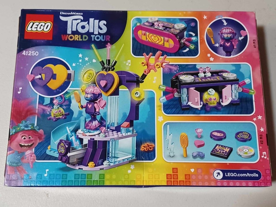 New LEGO 41250 Trolls World Tour Techno Reef Dance Party Set - Sealed ...