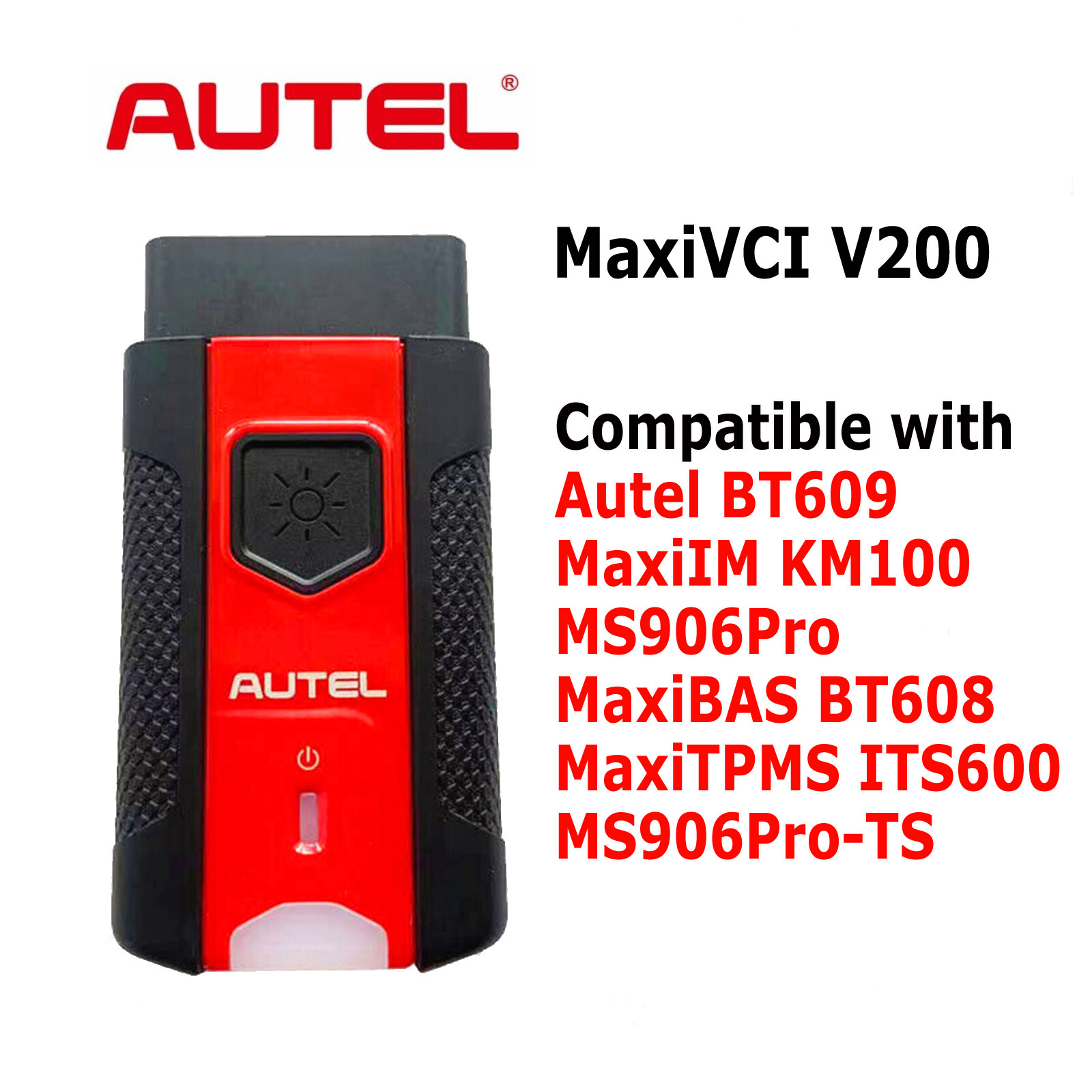 Autel MaxiVCI VCI V200 Bluetooth Interface For Autel MS906 PRO ITS600K8 ...