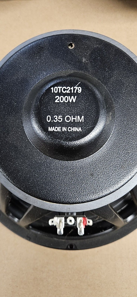 MTX AUDIO 10" SUBWOOFERS | 200 RMS EACH | Single Voice Coil | 10in | 3 ...