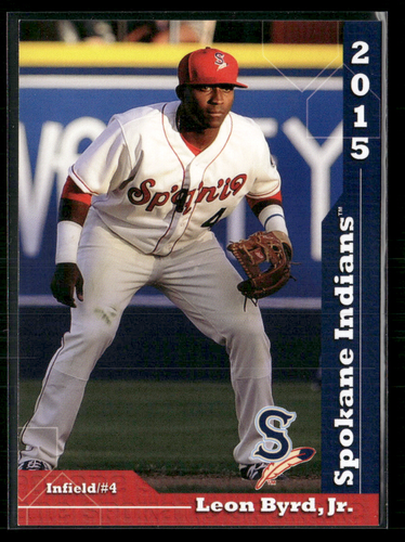 Leon Byrd Jr 2015 Spokane Indians Team Set | eBay