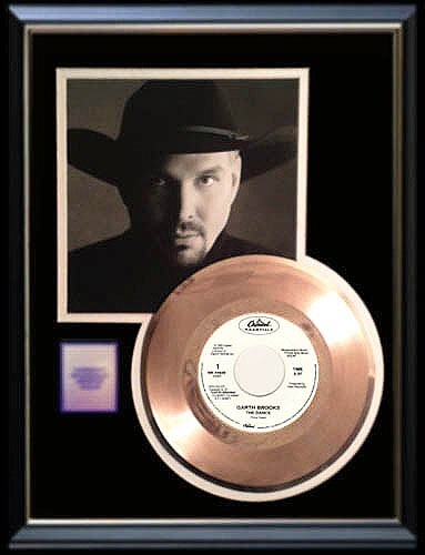 GARTH BROOKS THE DANCE RARE GOLD RECORD 45 RPM FRAME NON RIAA AWARD | eBay