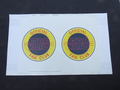 Vintage Star Wars Fan Club Book Cover (1977) Unused NOS | eBay