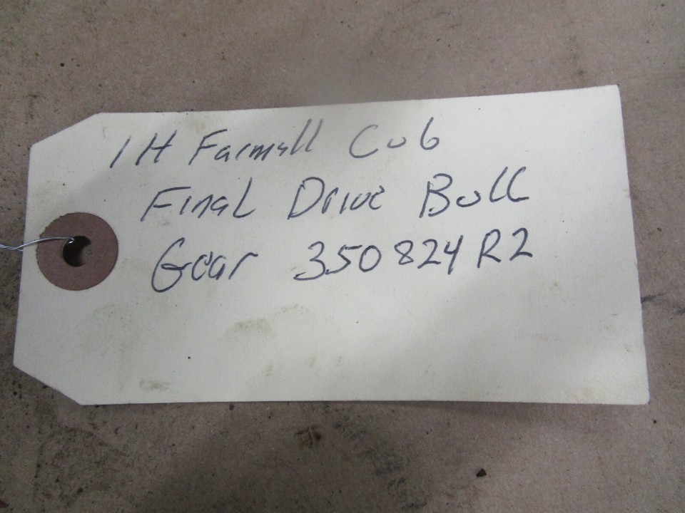 IH Farmall Cub Original Final Drive Bull Gear 350824R2 Tractor | eBay
