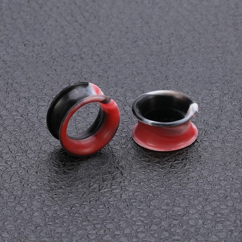 8 Pairs 5-22mm Ear Expander Silicone Double Flared Ear Gauges Ear Plugs ...