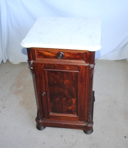 Victorian American Victorian Rosewood half Commode – Marble top – Night ...