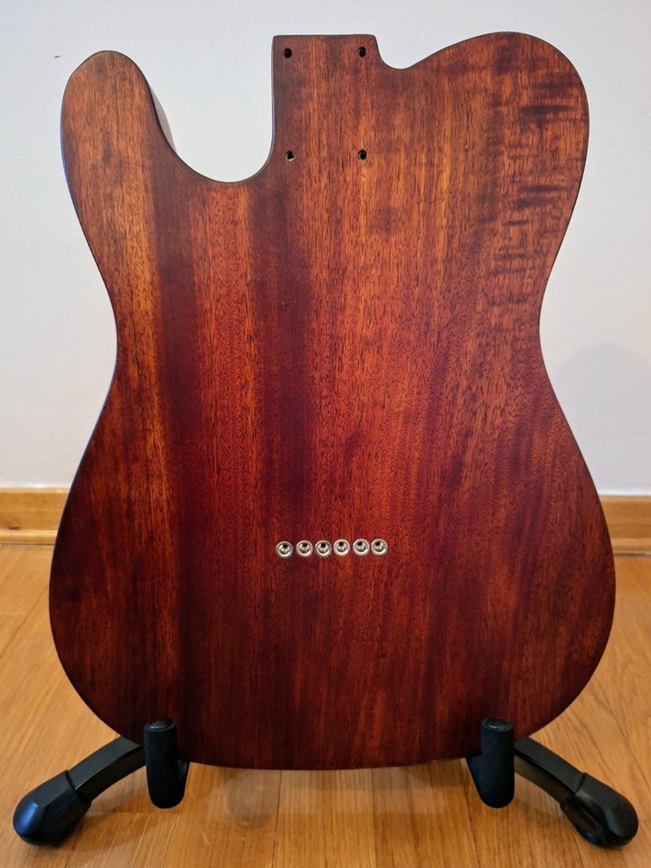 Telecaster Tele Body HH Midnight Blue Burst Mahogany and Maple Top | eBay