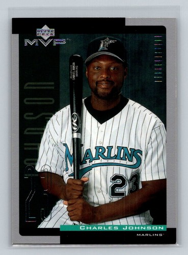 2001 Upper Deck MVP #256 Charles Johnson Florida Marlins Baseball Card ...
