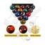 Billmart Premium Billiard Balls Pool Table Accessories 2-1/4 ...