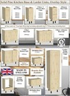 Solid Wood Kitchen Base unit 400mm wide with 4 drawers | eBay UK