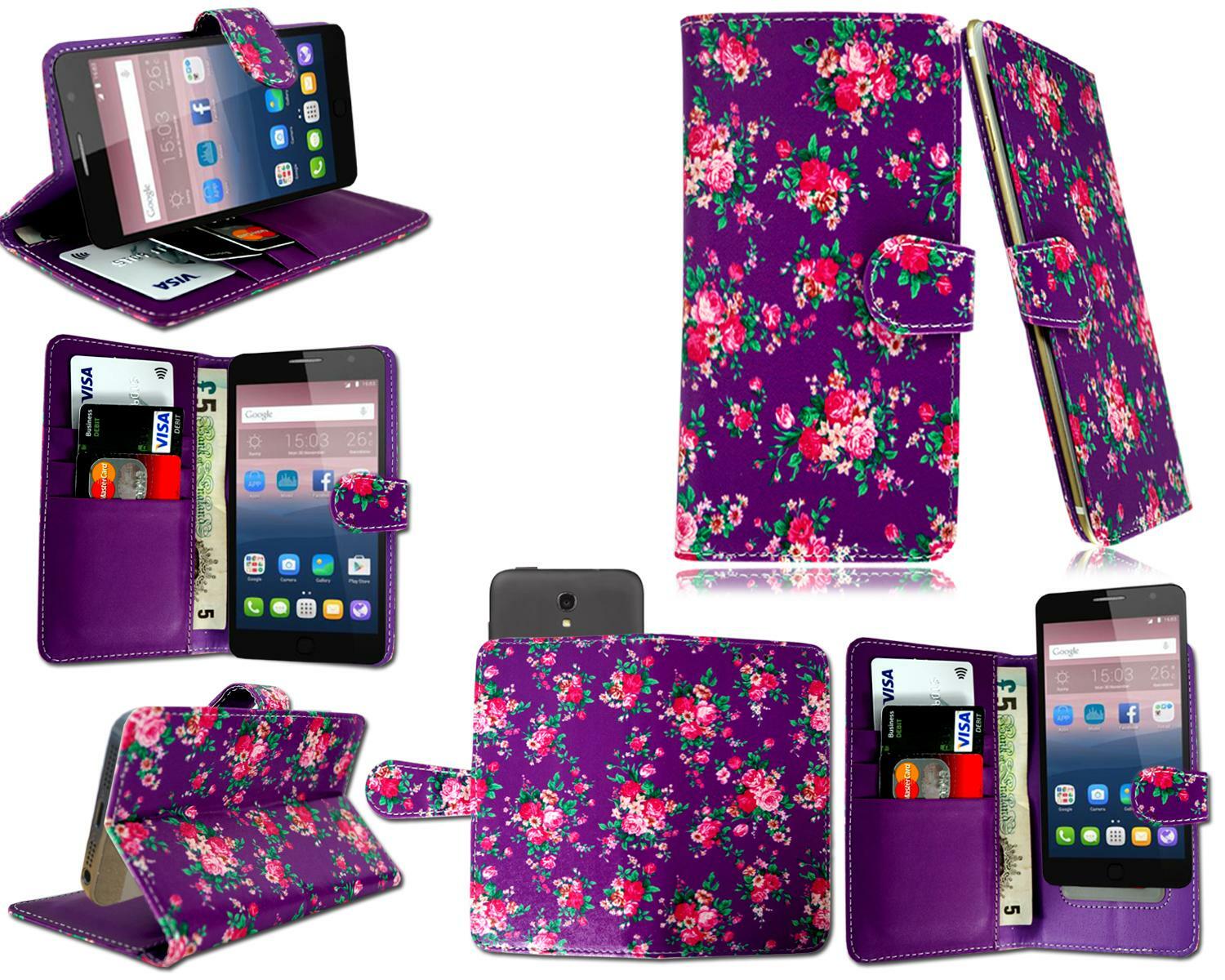 New Genuine Premium Leather Flip Wallet Phone Case Cover For IMO Q2 ...