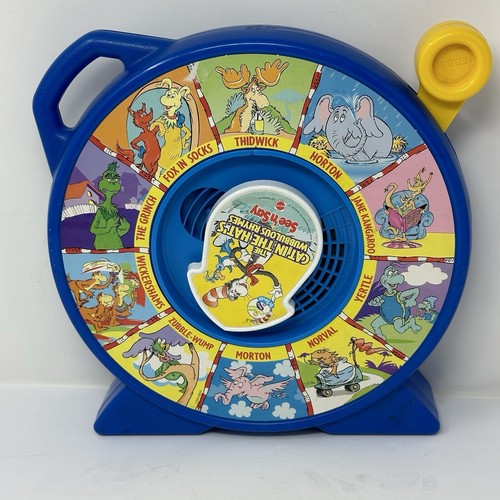 Mattel Dr. Seuss Cat In The Hat's "Wubbulous Rhymes" See 'N Say '1997 ...