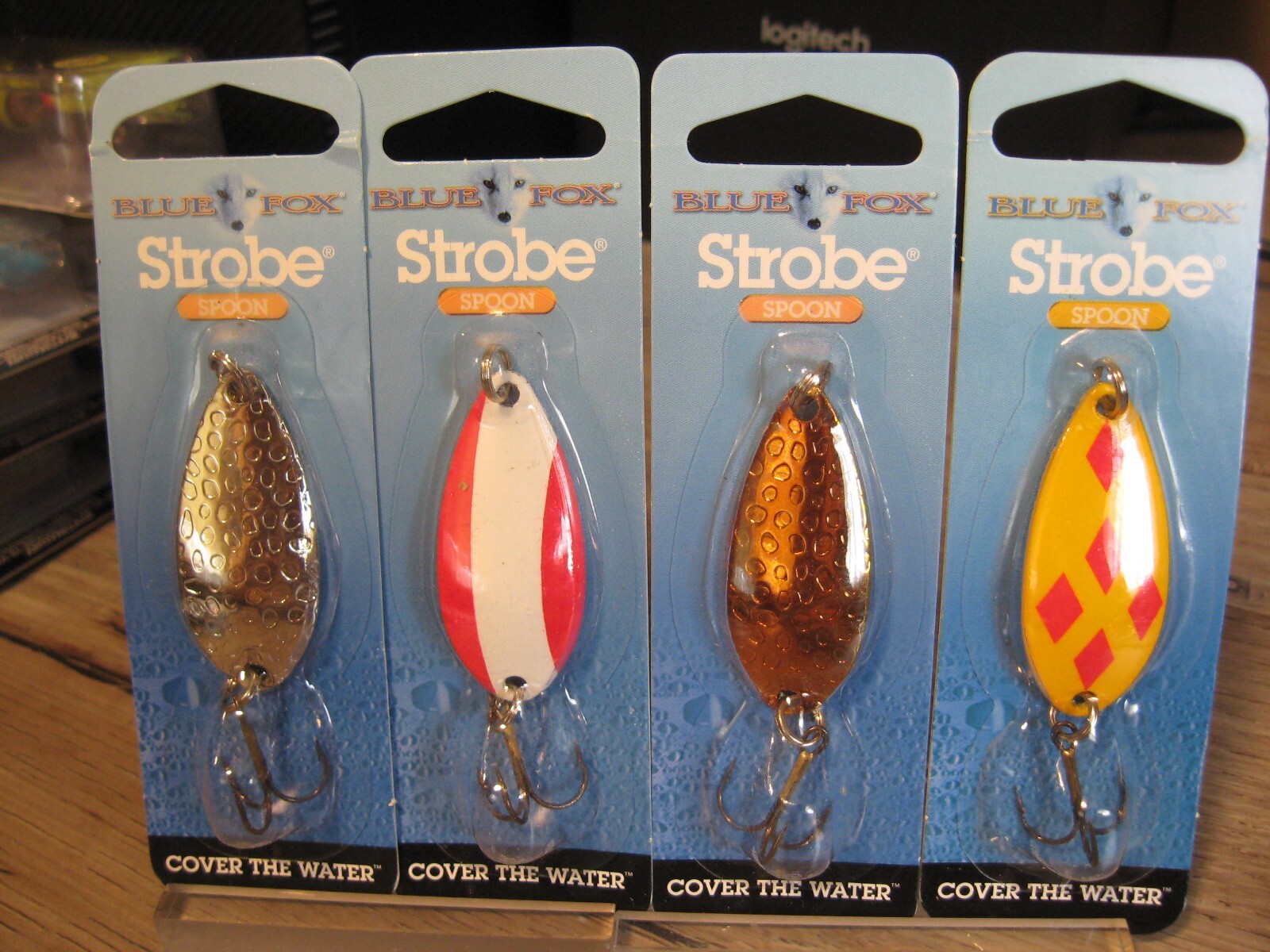 Blue Fox Strobe 1/4 Oz Spoon Fishing Bait Lures - Choose Colors | eBay