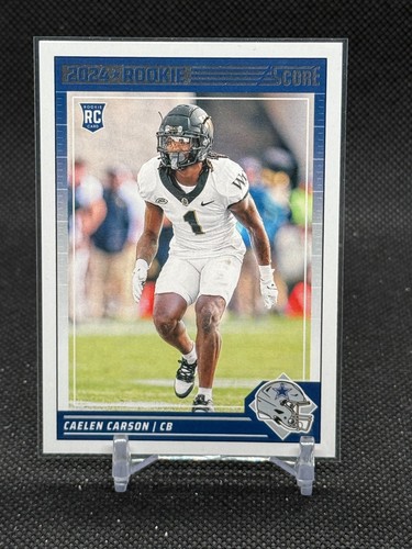 2024 Score Caelen Carson ROOKIE #368 - Dallas Cowboys | eBay
