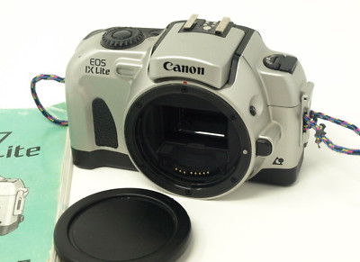 Canon EOS IX Lite AF APS SLR Film Camera Body w/ cap & Instruction book ...