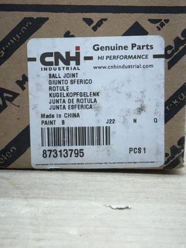 Genuine CNH RH Ball Joint 87313795 Ford Case IH 570L 570LXT 580L 580SL ...