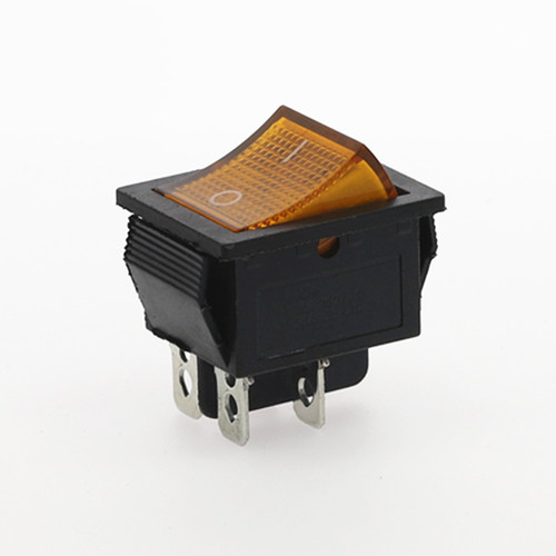 2 Position Rectangular Rocker Switch Latching On Off DPST 4 Pin 250V ...