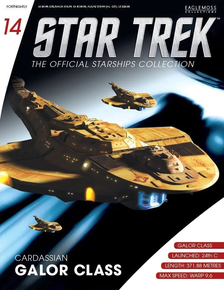 Eaglemoss Star Trek Starships - #14: Cardassian Galor Class | eBay