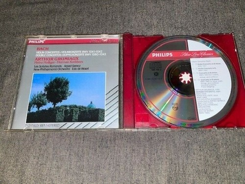 Philips 420 700-2 ed1 Grumiaux, Krebbers: Bach: Violin cts. SILVER, NO ...