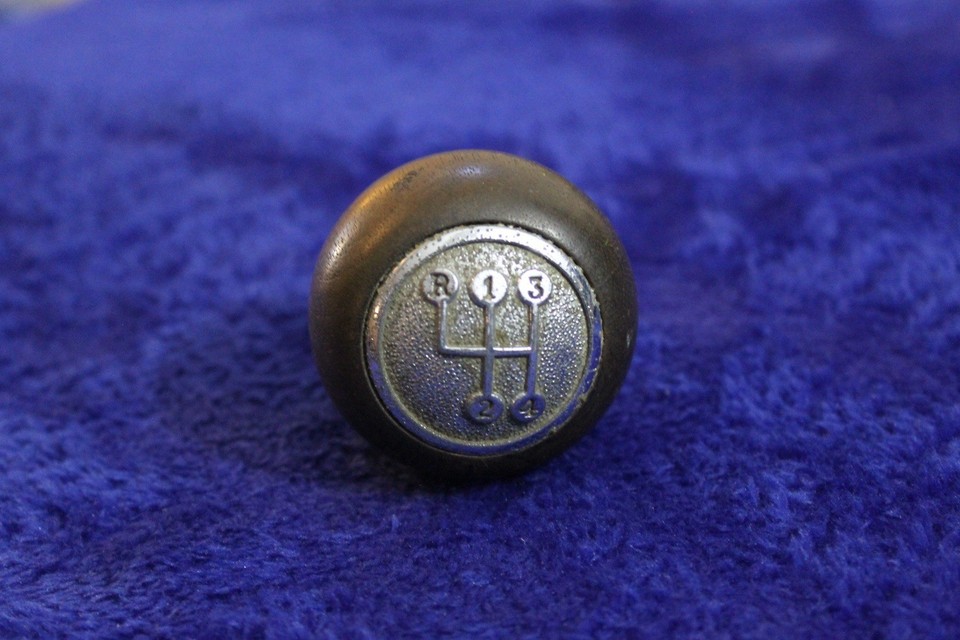 Wood 4 Speed Gear Shift Knob Handle Accessory Necker Knob Manual Floor ...