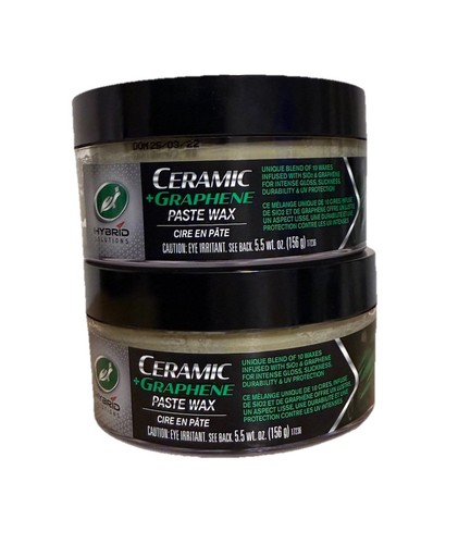 2 Turtle Wax 53754 Hybrid Solutions Ceramic + Graphene Paste Wax, 5.5 ...