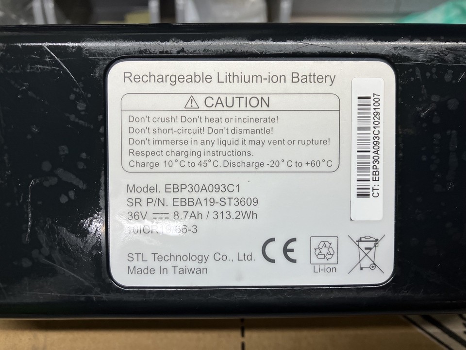 Carrera E Bike Battery Pack 36V E Spec Vengeance Crossfire Vulcan STL ...