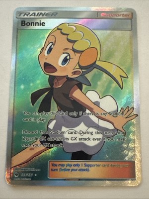 BONNIE Trainer Textured Holographic Custom Art Foil TCG Card | eBay