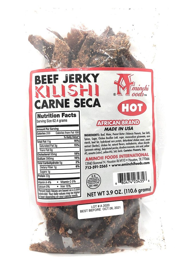 Kilishi - Spicy Beef Jerky African Fresh Dried Meat Deliciously Tasty ...