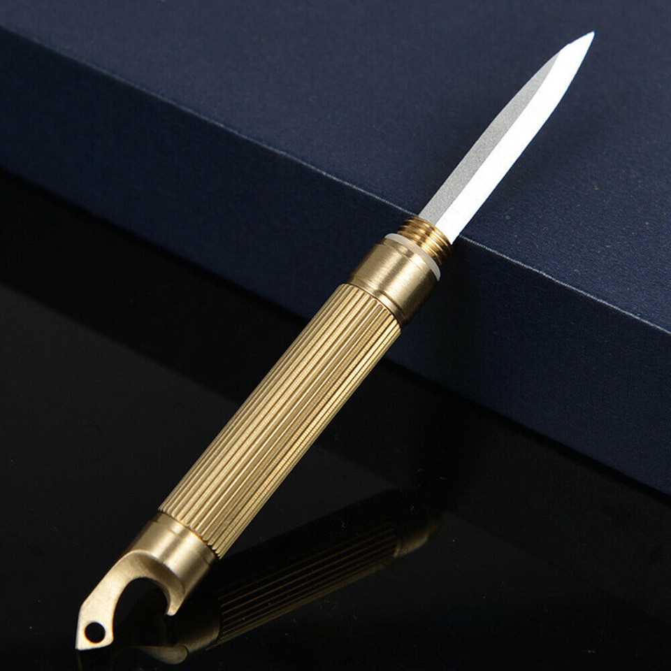 Folding Utility Knife Stainless Titanium G10 Alloy Blade Pocket Cutter ...