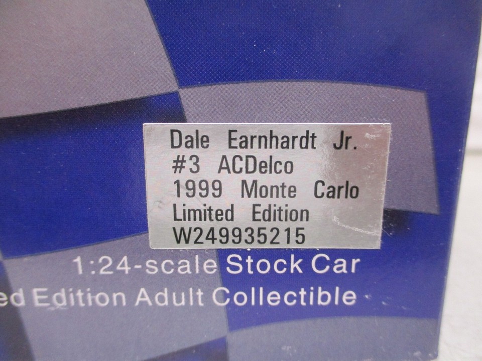 1999 Action Dale Earnhardt Jr. AC Delco 1/24 Autographed | eBay