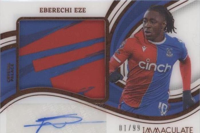2023-24 Panini Immaculate Collection - Premium Swatch Autographs Eberechi Eze #PA-EE /99 (AU ...
