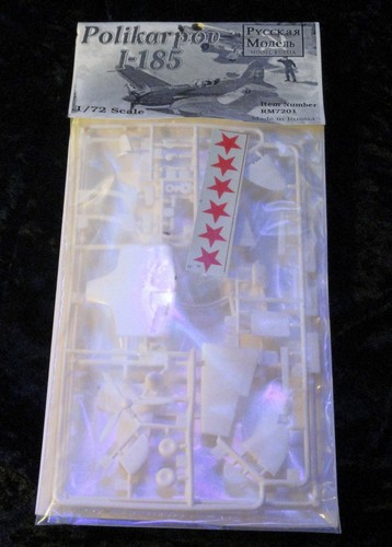Polikarpov I-185 Soviet Fighter Pycckar (Model Russia) model kit in 1/ ...