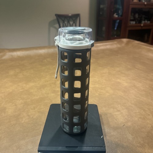 Ello Syndicate Glass Water Bottle with One-Touch Flip Lid Mint 20-ounce ...