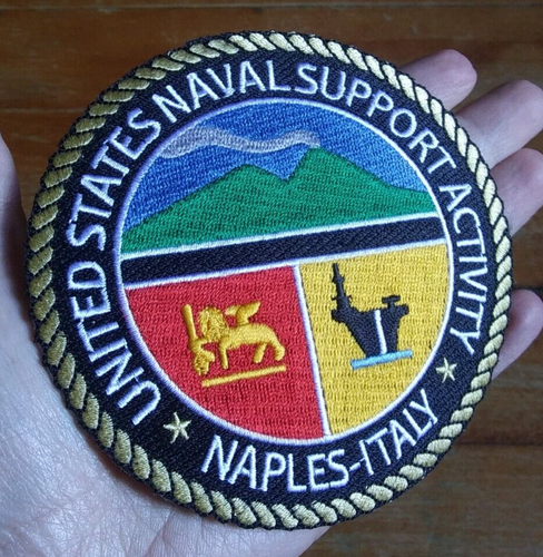 NAVAL SUPPORT ACTIVITY NAPLES ITALY NAVY MILITARY COLLECTORS PATCH | eBay