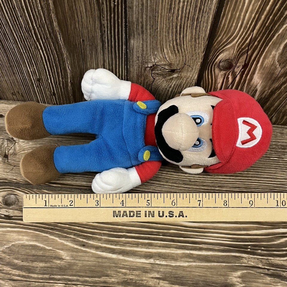 Super Mario Bros. Nintendo Little Buddy Mario 10" Stuffed Plush Figure ...