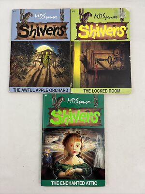 SHIVERS M.D. SPENSER Lot Of 3 Books #1 #5 #7 Childrens Horror Vintage ...