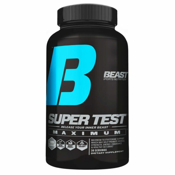 Beast Sports Nutrition Super Test Maximum Caps - 120 Capsules for sale ...