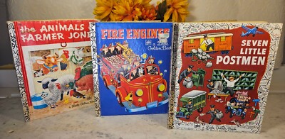 Lot 3 Kids Little Golden Books/ Golden Press Western Publishing Company ...