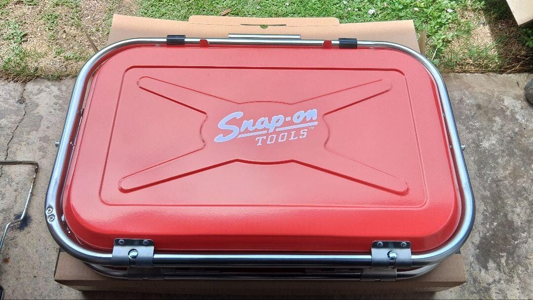 SNAP-ON Suitcase Barbecue Grill BBQ BWL8290BBQ Red Rare in box New ...