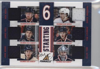 2011-12 Rookie Anthology Pinnacle Starting 6 Materials Jared Boll Allen ...