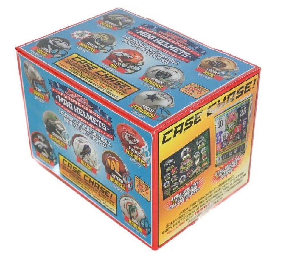 Kansas City Chiefs 2025 Tristar Autograph Mini Helmets 2Case 16Box Break | eBay
