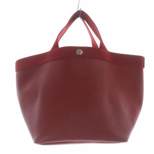 Herve Chapelier Luxe Boat Tote M Bag Handbag Red 707GP /SR12 Women's ...