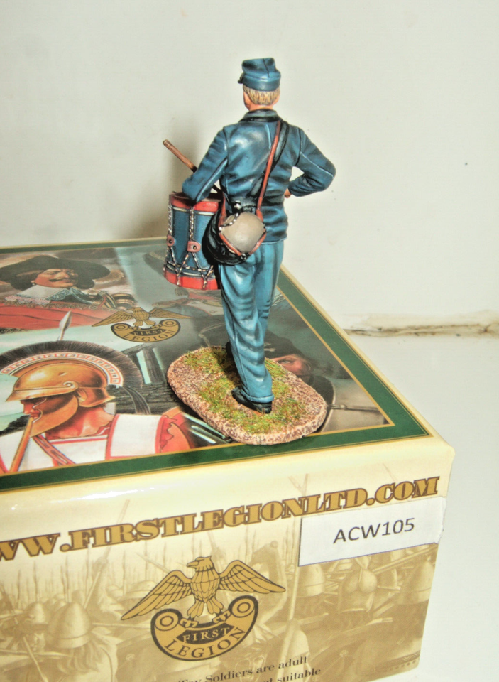 First Legion ACW105 ACW Range UNION INFANTRY DRUMMER with Drum in 1:30 ...