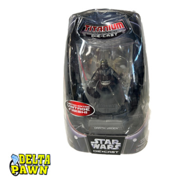 Hasbro StarWars Titanium Die Cast Darth Vader 2005 NIB | eBay