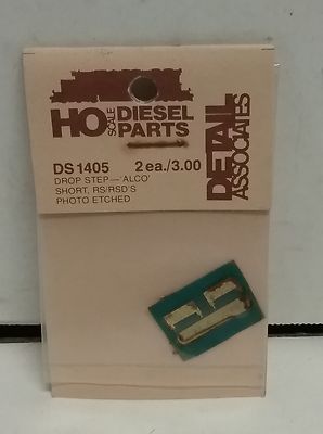Detail Associates HO scale Diesel Parts drop step Alco short RS/RSD DS ...