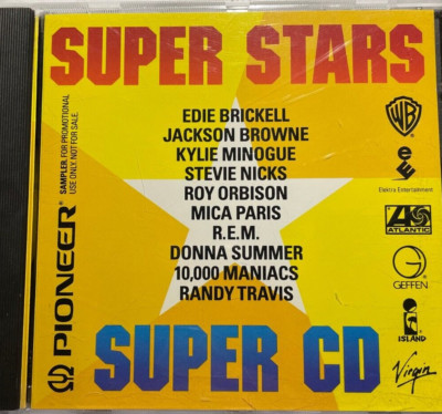 Super Stars Super CD Pioneer Sampler CD Edie Brickell, Jackson Brown, R ...