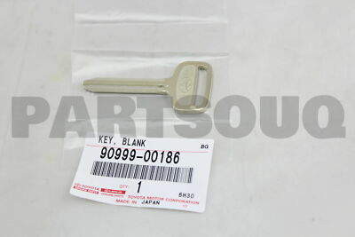 9099900186 Genuine Toyota KEY, BLANK 90999-00186 | eBay