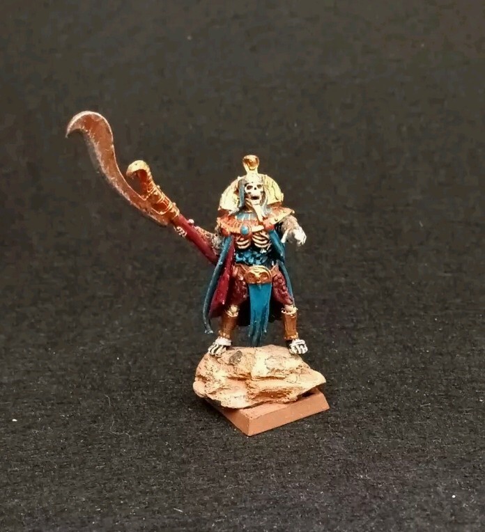 Tomb kings metal Tomb prince Warhammer fantasy old world painted | eBay