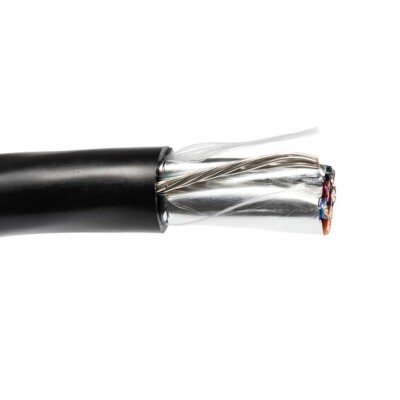 16/4 VNTC Shielded Tray Cable TFFN/PVC TC-ER Power Control Wire Black ...